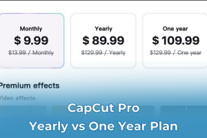 CapCut Pro Yearly vs. One Year Plan: What’s the Difference?